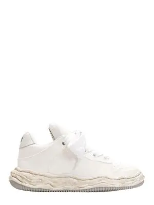 Mihara Yasuhiro Wayne Puffer Og Sole Canvas Low - White