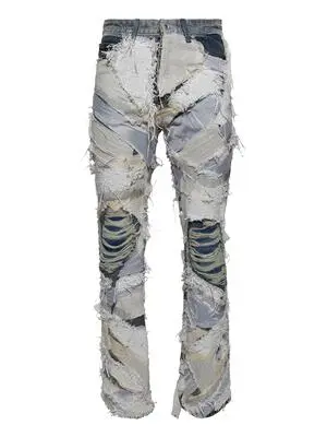 WHO DECIDES WAR BY EV BRAVADO Beach Sand Denim - White