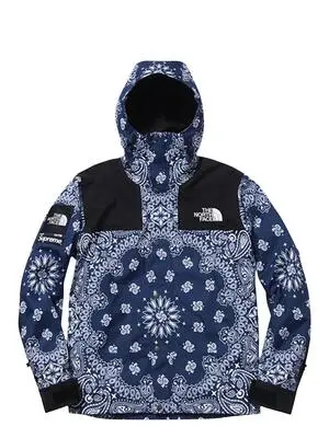 Supreme X The North Face Bandana Mountain Jacket - Blue