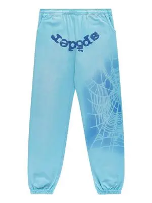 SP5DER Og Web V2 Spray Sweatpant - Blue