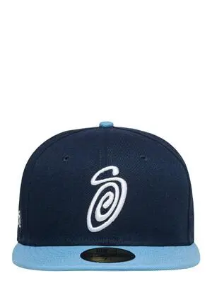 StÜssy New Era 59fifty Swirly S Cap - Blue