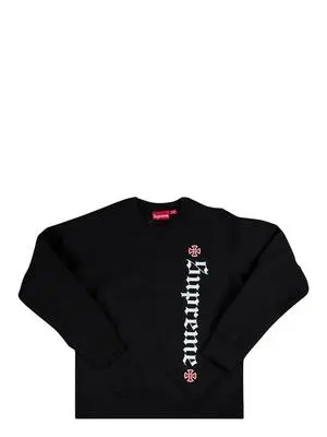 Supreme X Independent Crewneck - Black