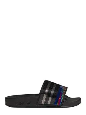 Adidas Adilette Slide J Sequined Rainbow - Black