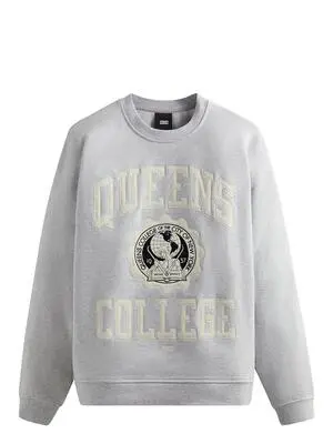 Kith X Russell Athletic For Cuny Queens College Crewneck - Grey
