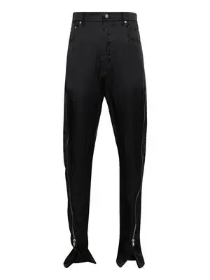 Rick Owens Bolan Banana Zip Pants - Black