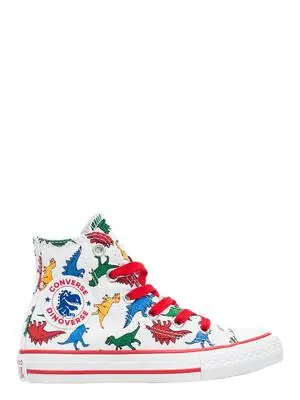 CONVERSE Chuck Taylor All Star High Ps 'dinoverse Print - White