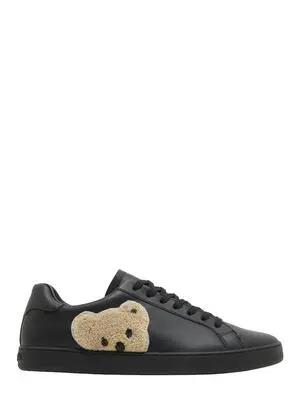 Palm Angels Tennis Teddy Bear Sneakers - Black