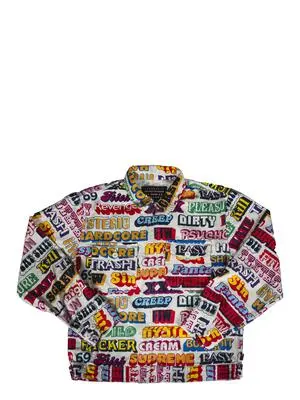 Supreme X Hysteric Glamour Text Work Jacket - White