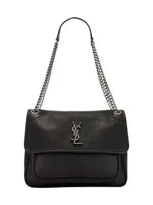 Saint Laurent Medium Niki Chain Bag - Black