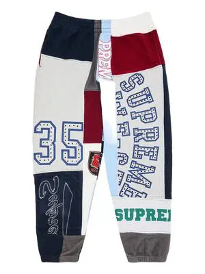Supreme Patchwork Sweatpant - Blue