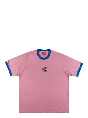Supreme Dragon Ringer Tee - Pink