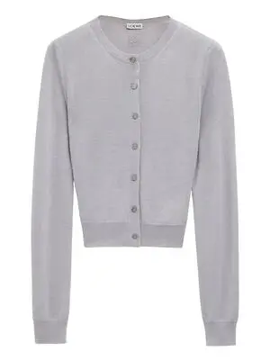 Loewe Draped Cardigan - Grey