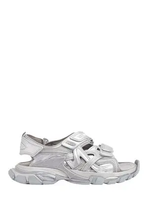 Balenciaga Track Sandal - Silver