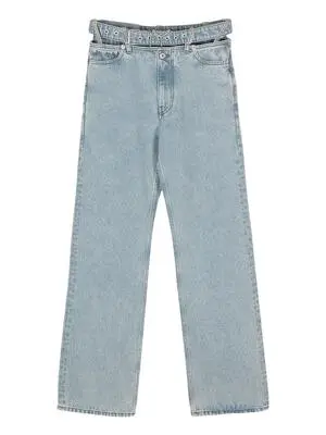 Y/project Evergreen Y Belt Jeans - Blue