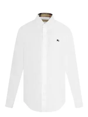 Burberry Stretch Poplin Shirt - White