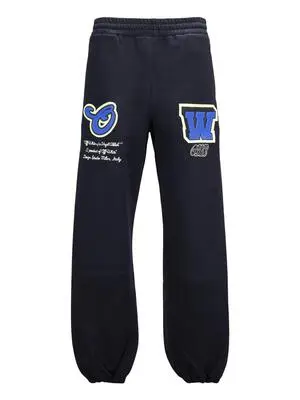 Off-White Varsity Patch Slim Sweatpant - Black