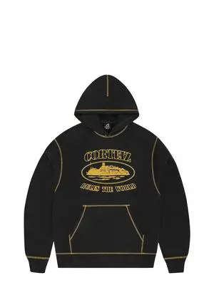 CORTEIZ Alcatraz Contrast Hoodie - Black