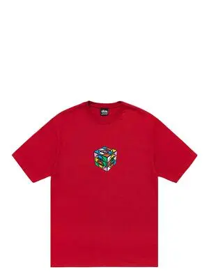 StÜssy Cube Tee - Red