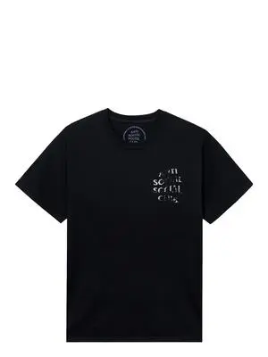ANTI SOCIAL SOCIAL CLUB Thrashed Logo Flip Tee - Black