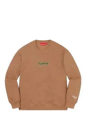 Supreme Gonz Logo Crewneck - Brown