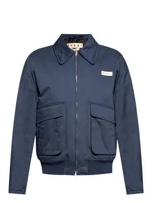 Marni Gabardine Workwear Jacket - Blue