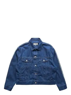 MAISON MARGIELA Split Reversed Denim Jacket - Blue