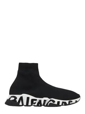 Balenciaga Speed Sneaker Midsole Graffiti - Black