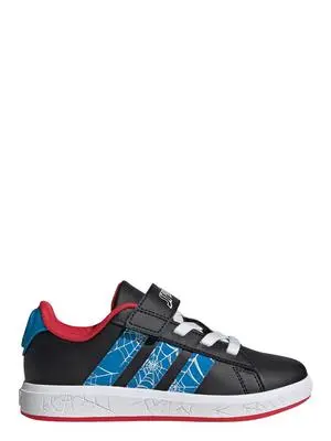 Adidas Marvel X Grand Court K 'spider-man' Sneakers - Black