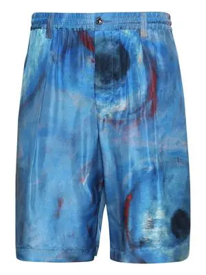 Marni Printed Trousers - Blue