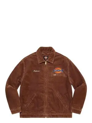 Supreme X Dickies Corduroy Work Jacket - Brown