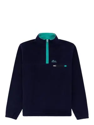 Aimé Leon Dore Quarter Zip Fleece Pullover - Blue
