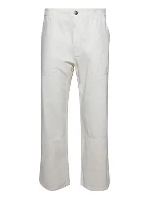 Palm Angels Monogram Workwear Pants - White