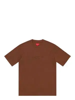 Supreme Beaded Logo Short-sleeve Top - Brown