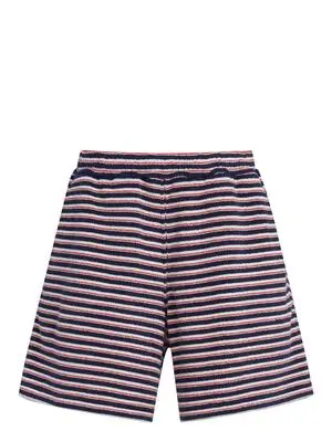 Marni Striped Terry Cloth Pants - Blue