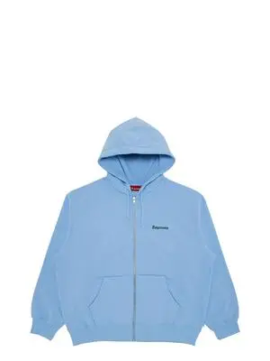 Supreme Crest Zip Up Hooded Sweatshirt - Blue