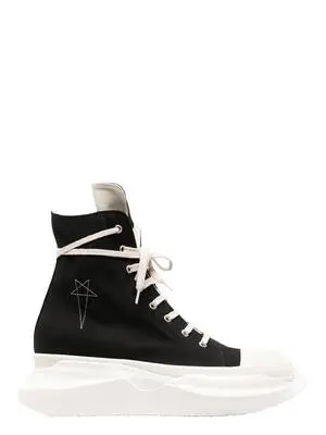 Rick Owens Pentagram Embroidery Abstract High - Black