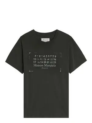MAISON MARGIELA Ring Spun Jersey T-shirt - Black