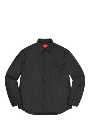 Supreme Nylon Filled Shirt - Black