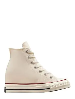 CONVERSE Chuck 70 Wedge Platform High-top Sneakers - Cream
