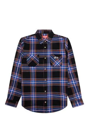 ICECREAM Big Drip Long-sleeve Plaid Shirt - Multicolor