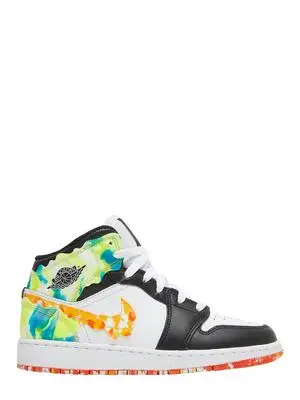 JORDAN 1 Mid Se Gs Sneakers - Black
