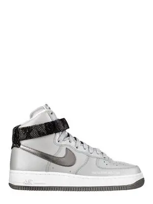 Nike Air Force 1 High-Top Sneakers Silver