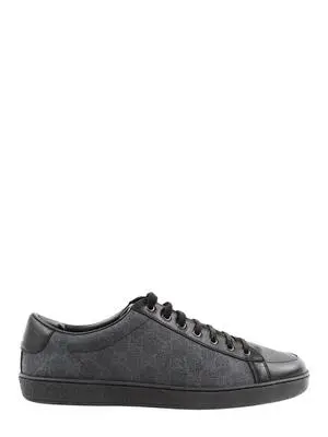 Gucci Brooklyn Gg Supreme Low Sneakers - Black