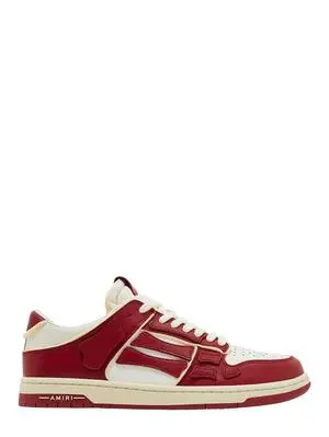 Amiri Skel Top Low Sneakers - Red