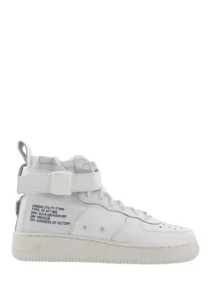 Nike Sf Air Force 1 Mid Qs Gs Sneakers - White