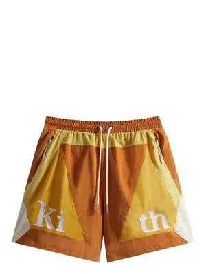 Kith Mixed Micro Cord Turbo Shorts - Orange