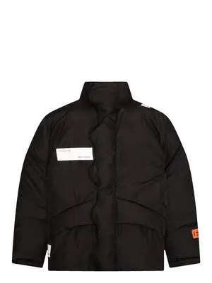 Heron Preston Hiking Tape Puffer Jacket - Black