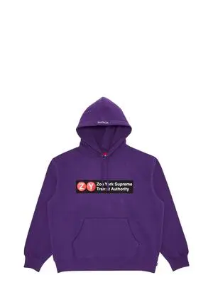 Supreme X Zoo York Hooded Sweatshirt - Purple
