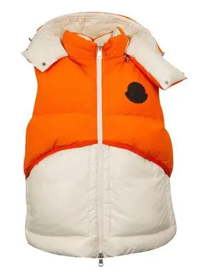 Moncler X Hyke Rhonestock Short Parka - White
