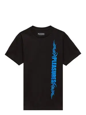 PLEASURES Razor Logo T-shirt - Black
